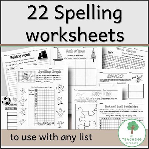 100 Fun Spelling Activities and Games for ANY LIST — My Teaching Cupboard