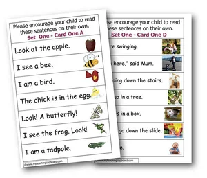 Home Reading Cards to support PM Starters Emergent Readers — My ...
