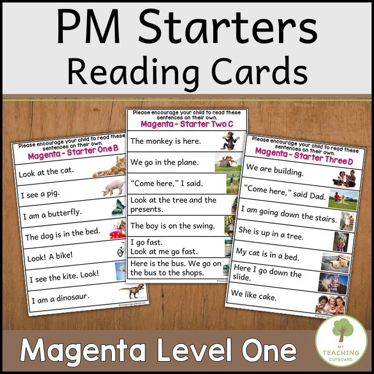 PM Starters Reading Cards — My Teaching Cupboard