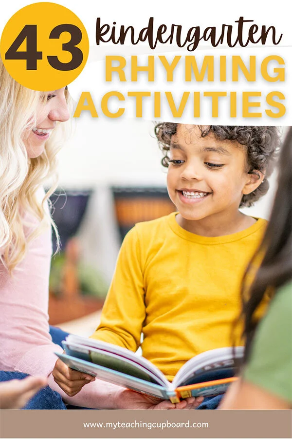 43 Rhyming Activities for Kindergarten — My Teaching Cupboard