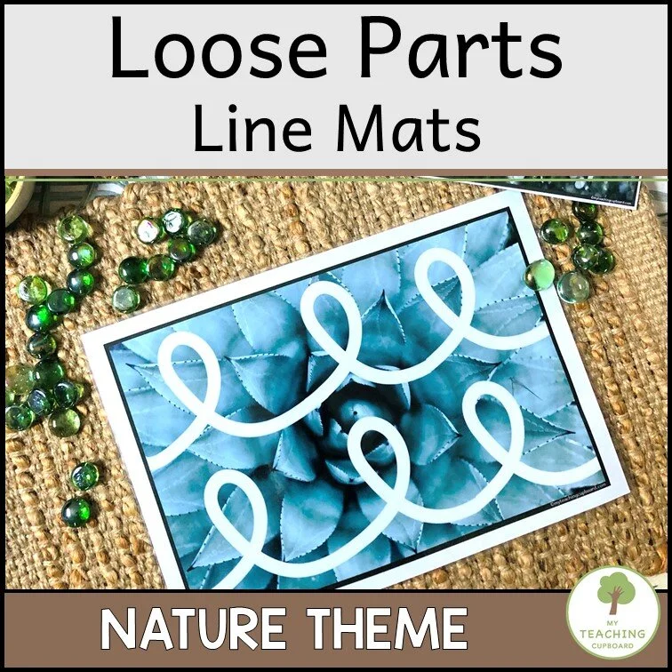 Loose Parts Pattern Mats in Reggio Nature Theme — My Teaching Cupboard