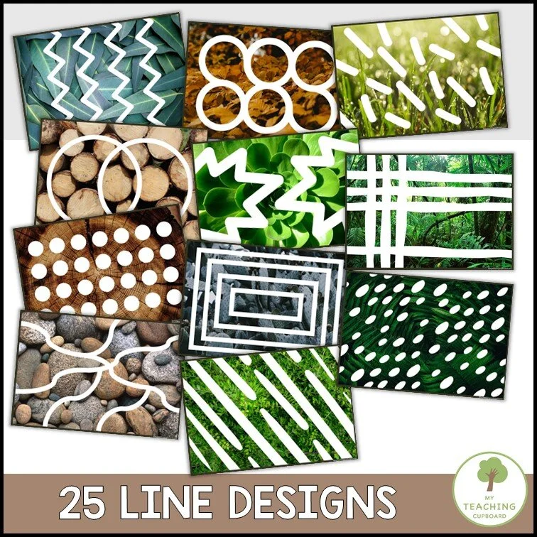 Loose Parts Pattern Mats in Reggio Nature Theme — My Teaching Cupboard