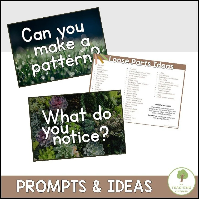 Loose Parts Pattern Mats in Reggio Nature Theme — My Teaching Cupboard