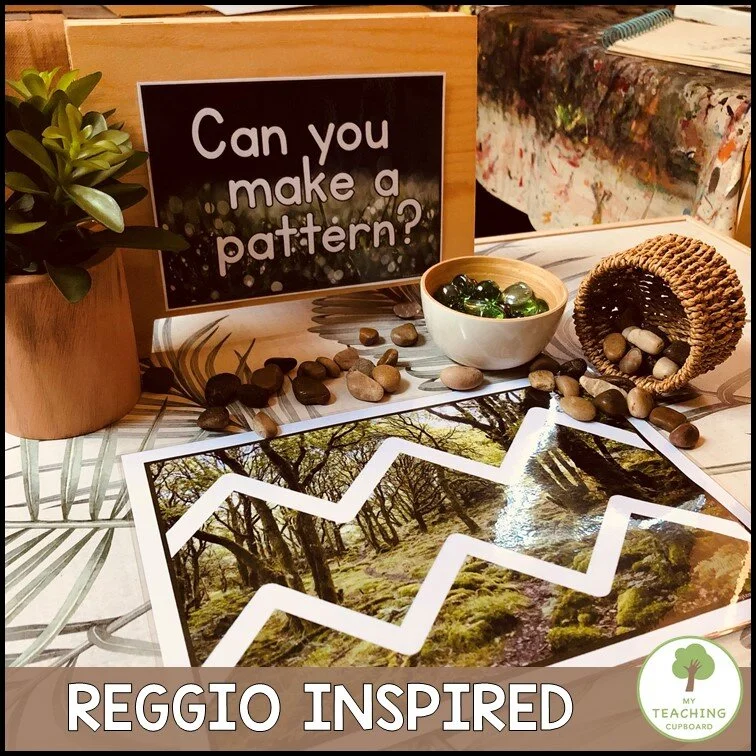 Loose Parts Pattern Mats in Reggio Nature Theme — My Teaching Cupboard