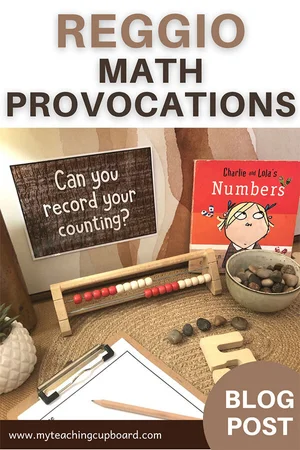 Reggio Math Provocations — My Teaching Cupboard