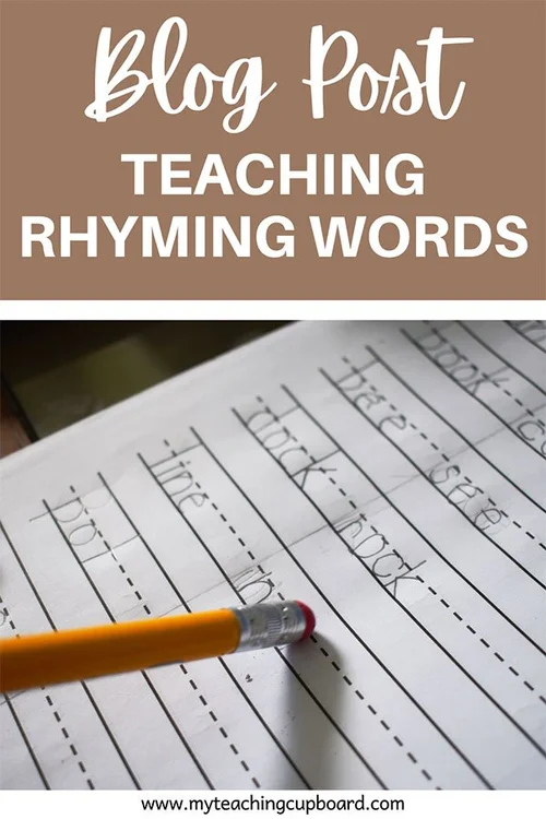 Teaching Rhyming Words — My Teaching Cupboard