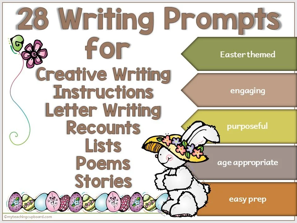 Easter themed Writing Prompts - My Teaching Cupboard — My Teaching Cupboard