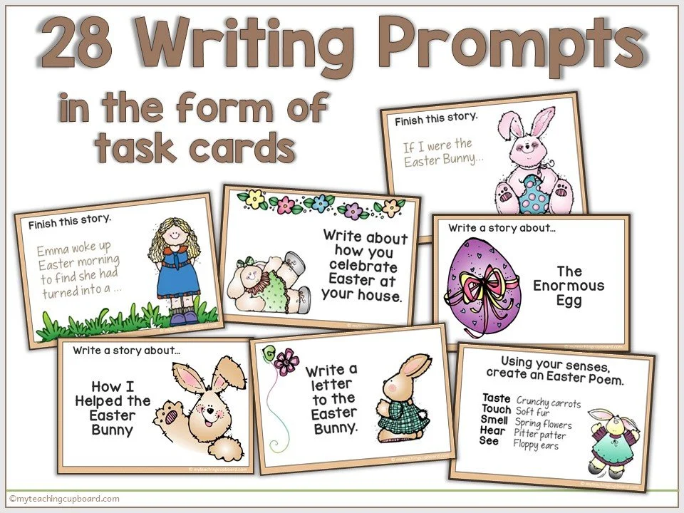 Easter Writing Prompts — My Teaching Cupboard