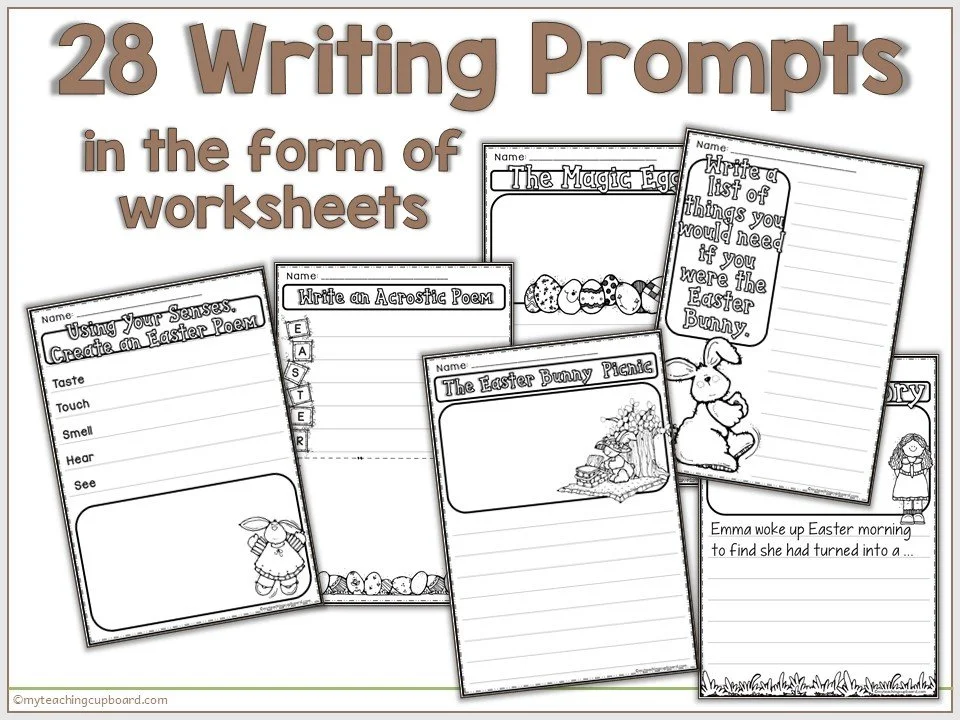 Easter Writing Prompts — My Teaching Cupboard