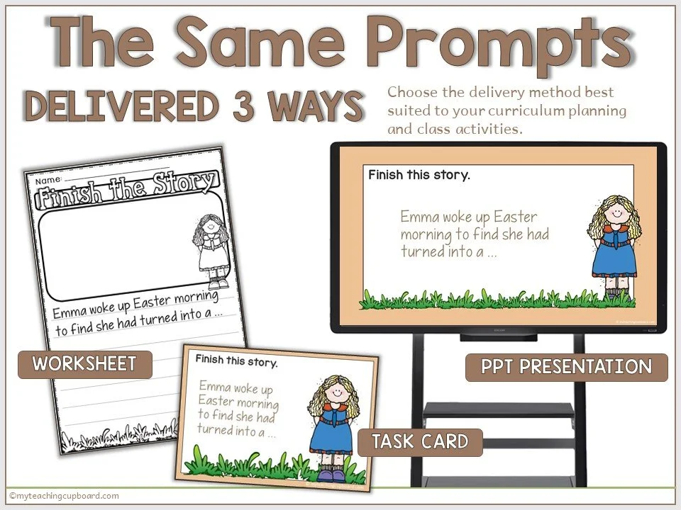 Easter Writing Prompts — My Teaching Cupboard