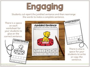Decodable Sentences with CVC Words for Kindergarten — My Teaching Cupboard