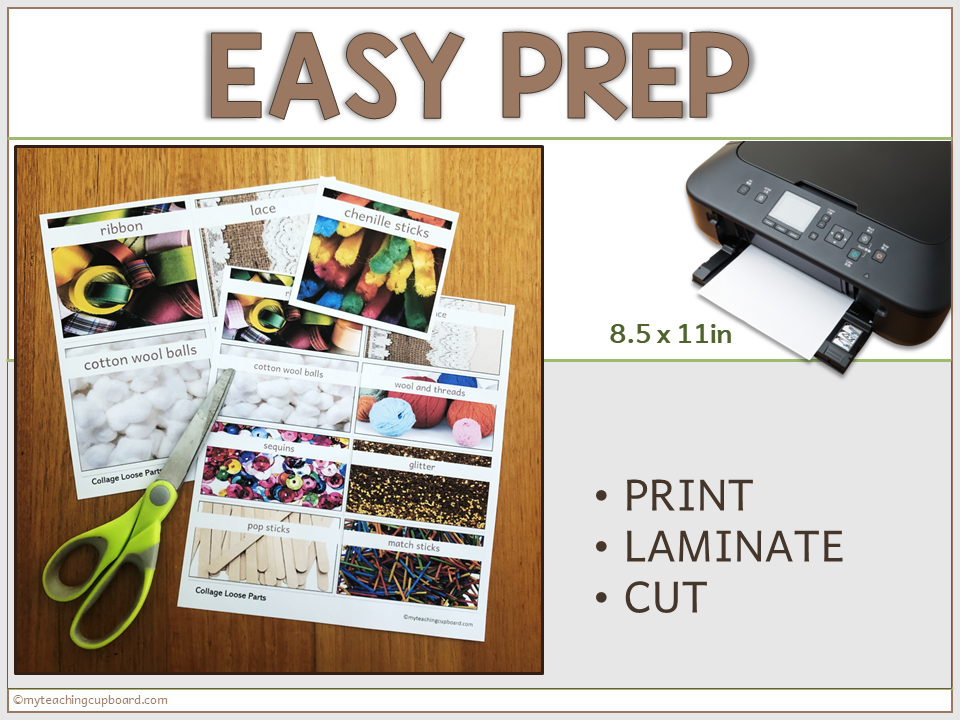 230 Illustrated Loose Parts Play Labels – EDITABLE — My Teaching Cupboard