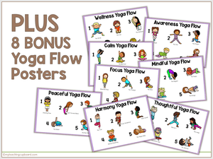 70 Fun and Easy Printable Yoga Poses for Kids — My Teaching Cupboard