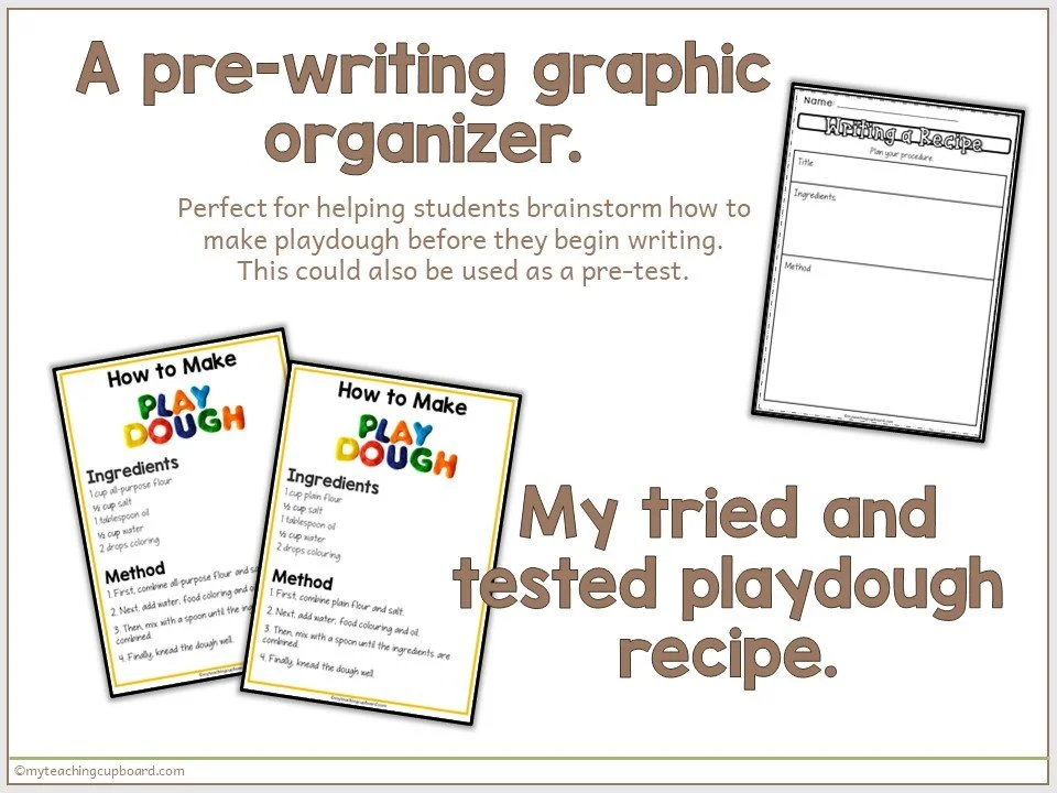 Procedural Writing Activity – How to Make Playdough — My Teaching Cupboard