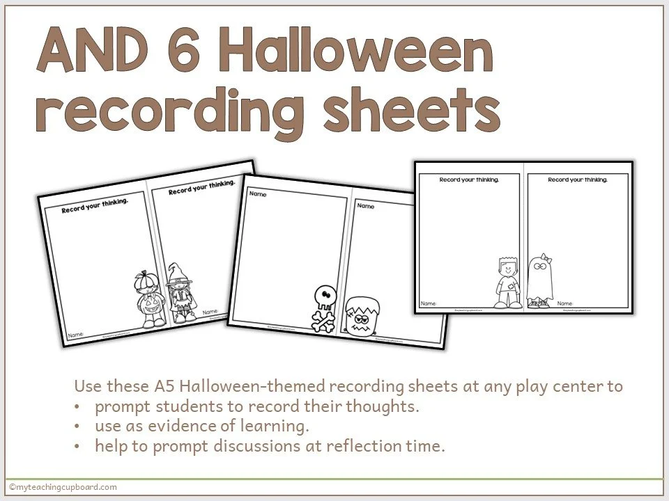 Halloween Investigations Pack of Hands on Activities — My Teaching Cupboard
