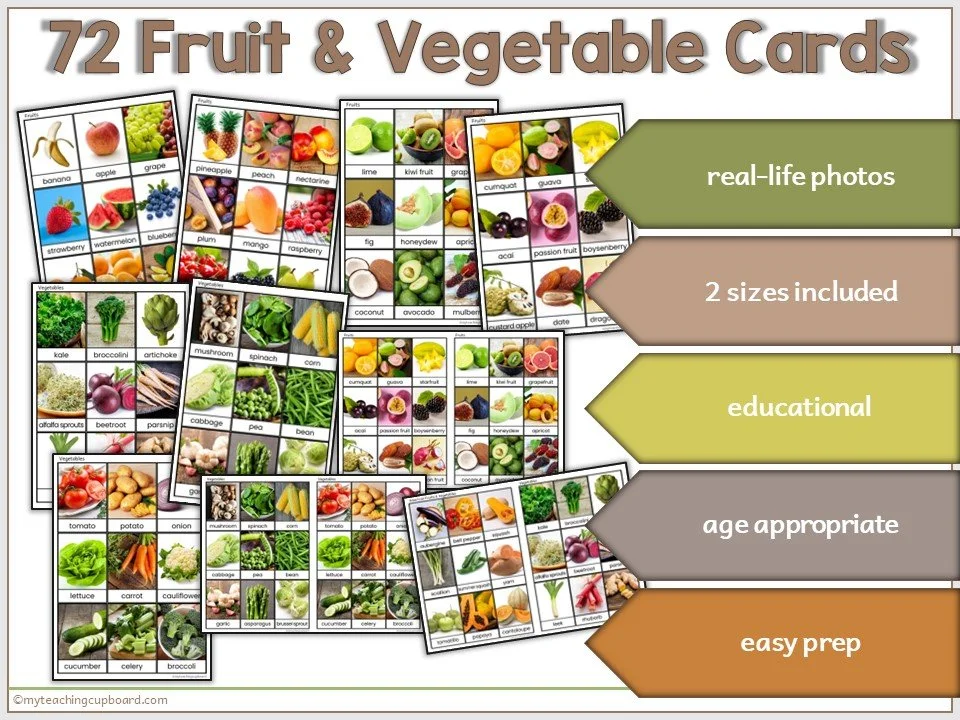 Printable Fruits And Vegetables Fruits And Vegetable Worksheets For