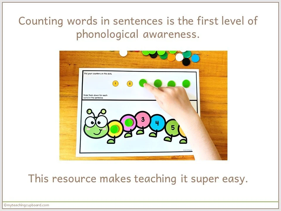 Sentence Segmentation - Counting Words in Sentences Activity — My Teaching Cupboard