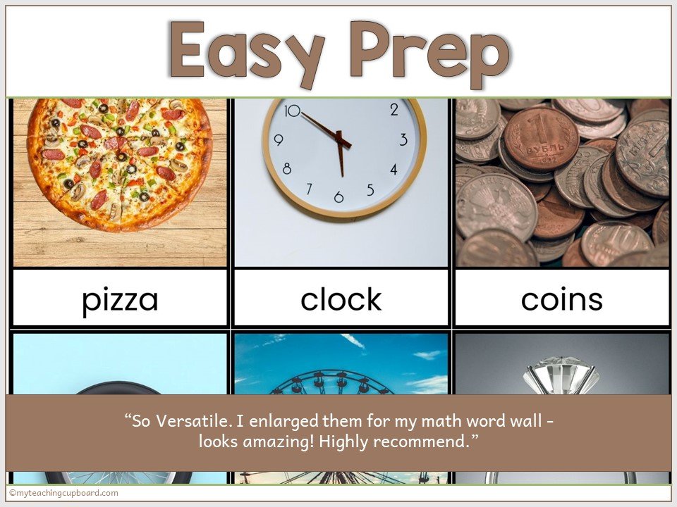 2D Shape Picture Cards with Real Life Pictures for Picture Sorts — My ...