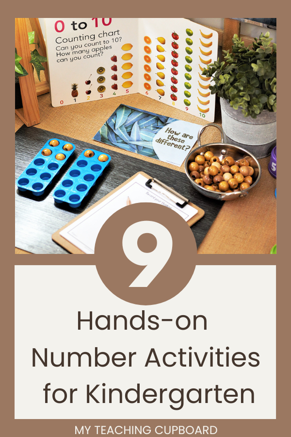 9 Hands-on Maths Number Activities for Kindergarten — My Teaching Cupboard