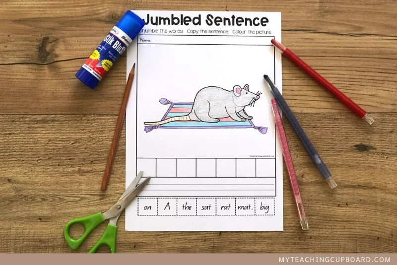 Jumbled Up Sentences - An Easy Way to Help Beginning Writers — My ...
