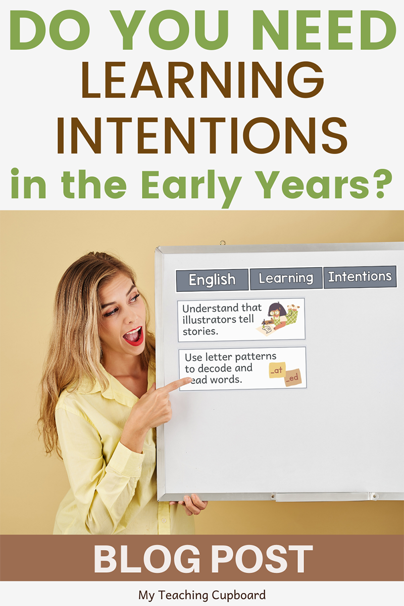 Do You Need Learning Intentions and Success Criteria in an Early Years ...