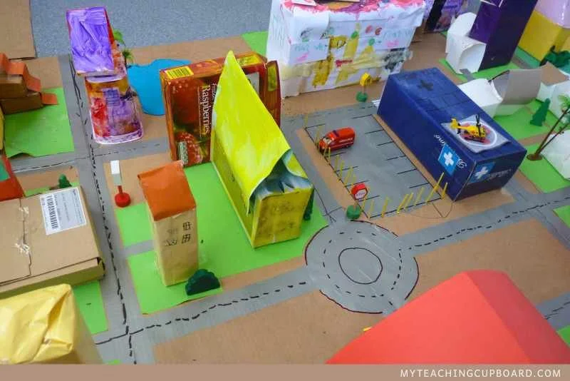 Cardboard Box Town — My Teaching Cupboard