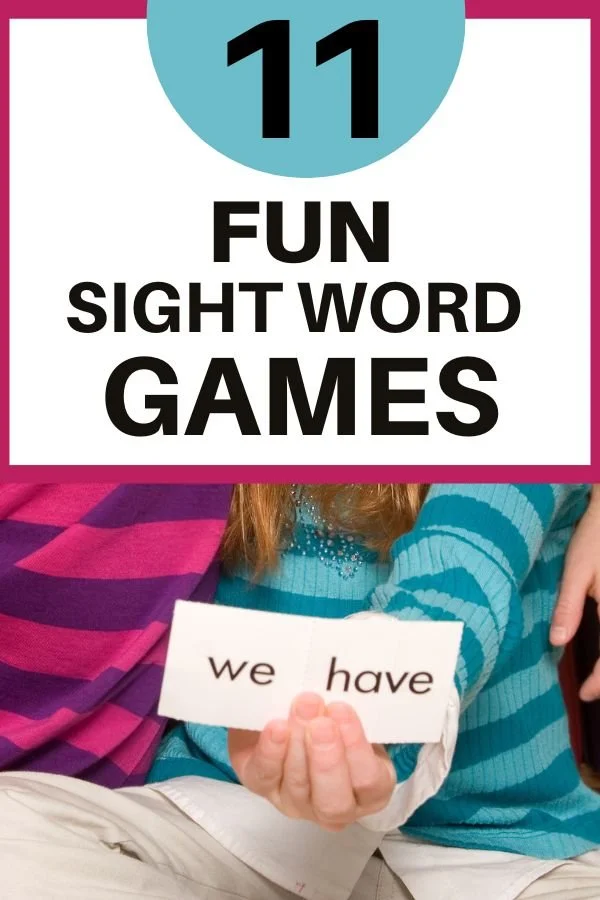 Fun Activities and Games with Sight Words for Kindergarten — My ...