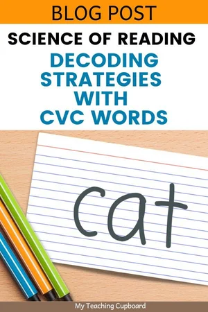 Science of Reading Decoding Strategies with CVC Words — My Teaching ...