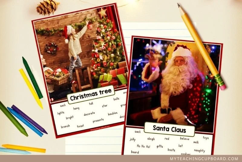 Free Christmas Writing Prompts for Kids in Kindergarten — My Teaching ...