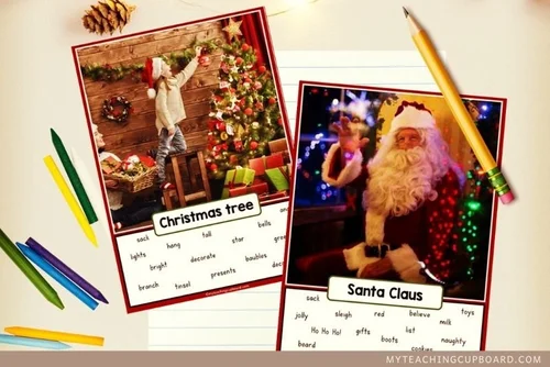 Free Christmas Writing Prompts for Kids in Kindergarten — My Teaching ...