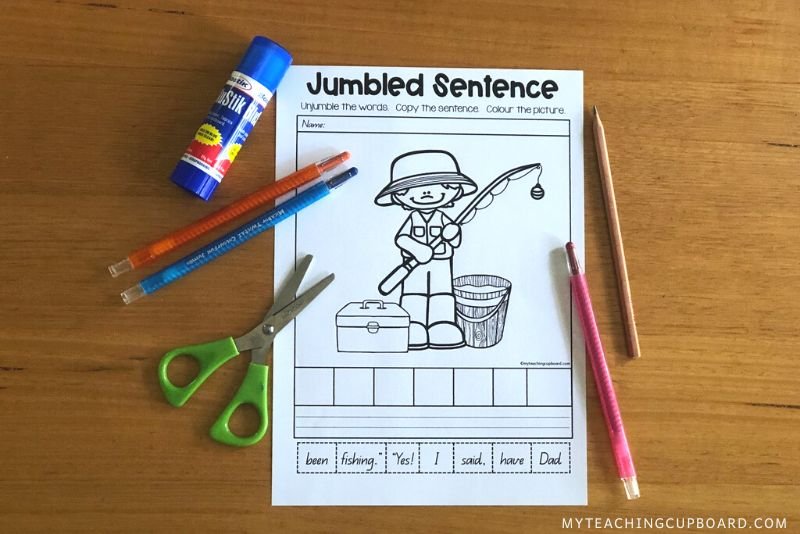 Jumbled Up Sentences - An Easy Way to Help Beginning Writers — My ...