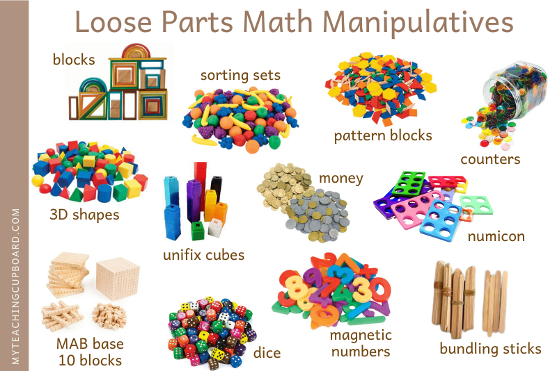 23 Loose Parts Ideas for Early Childhood Math — My Teaching Cupboard
