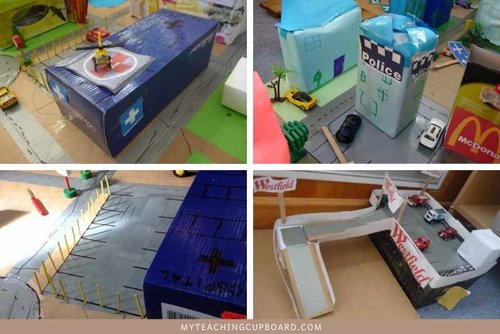 Cardboard Box Town — My Teaching Cupboard