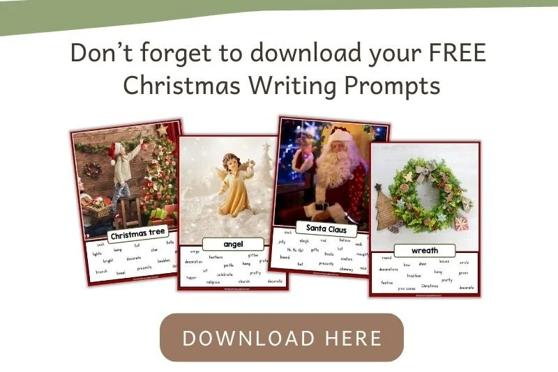 Free Christmas Writing Prompts for Kids in Kindergarten — My Teaching ...