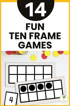 14 Best Ten Frame Games for Kindergarten Math — My Teaching Cupboard