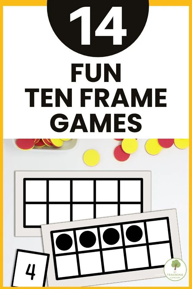 14 Best Ten Frame Games for Kindergarten Math — My Teaching Cupboard