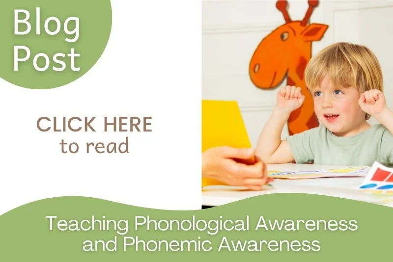 Activities for Teaching Syllables and Phonological Awareness — My ...