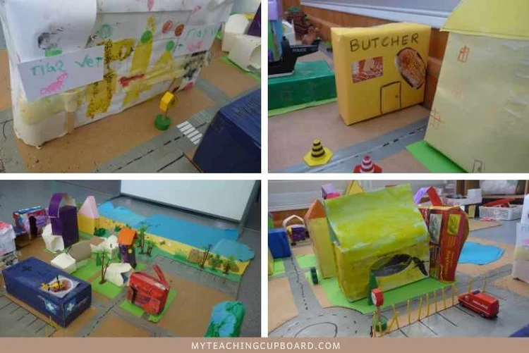 Cardboard Box Town — My Teaching Cupboard