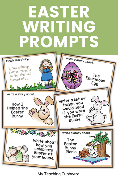 Easter Egg Writing Template