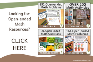 How to Write Open Ended Math Questions — My Teaching Cupboard