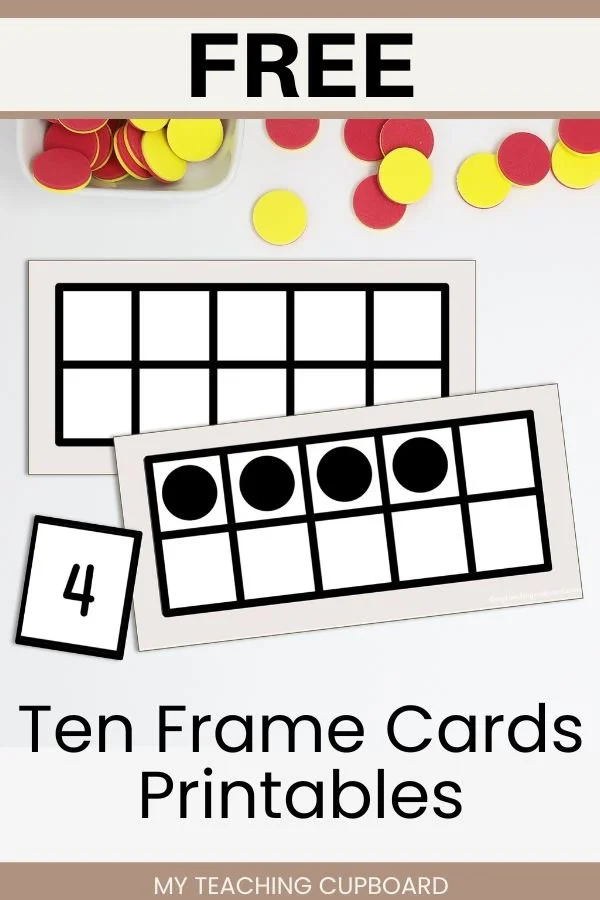Free Ten Frame Cards Printable for Hands-on Math Activities — My ...