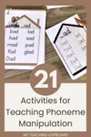 21 Activities for Teaching Phoneme Manipulation — My Teaching Cupboard