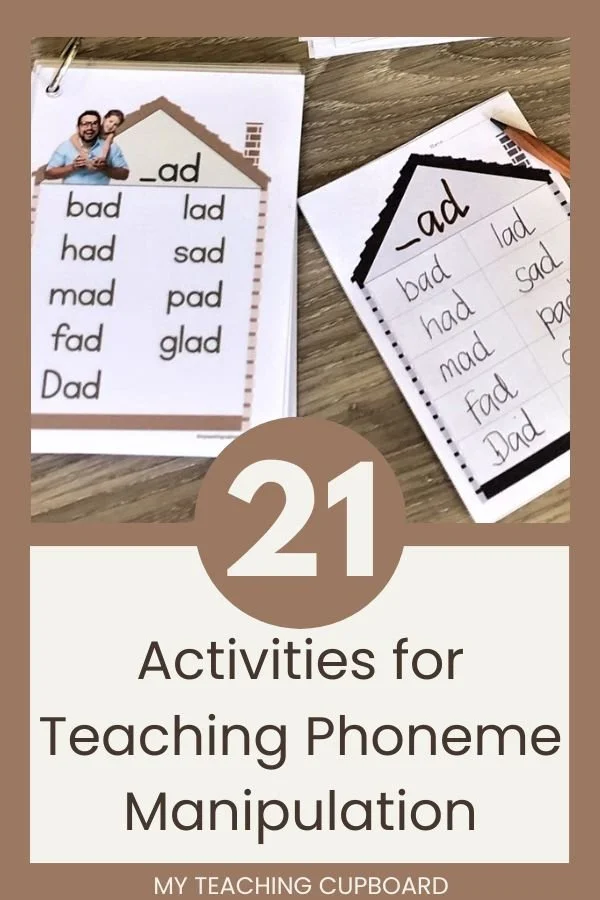 21 Activities for Teaching Phoneme Manipulation — My Teaching Cupboard