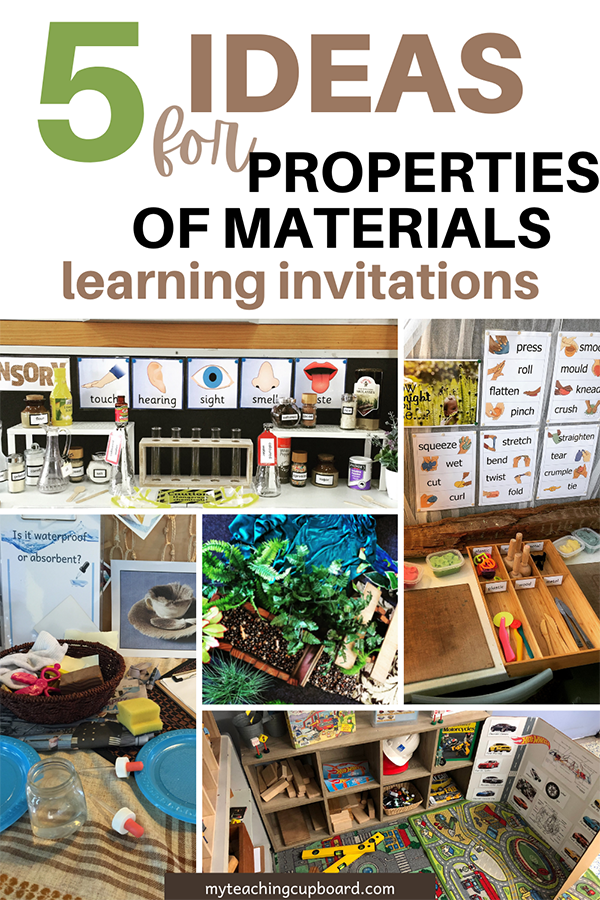 Science Provocations – Properties of Materials — My Teaching Cupboard