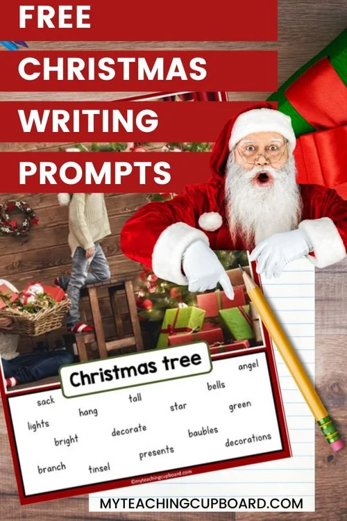 Free Christmas Writing Prompts for Kids in Kindergarten — My Teaching ...