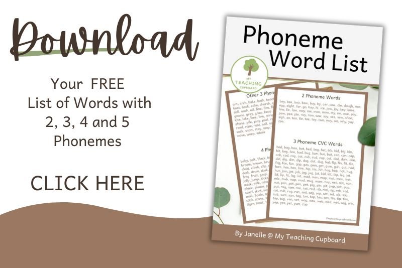 21 Activities for Teaching Phoneme Manipulation — My Teaching Cupboard