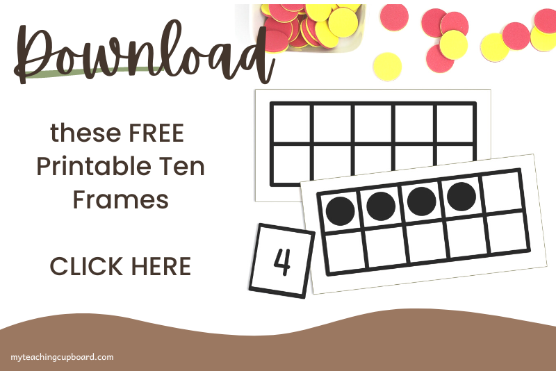 Free Ten Frame Cards Printable for Hands-on Math Activities — My ...