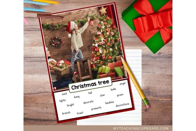 Free Christmas Writing Prompts for Kids in Kindergarten — My Teaching ...