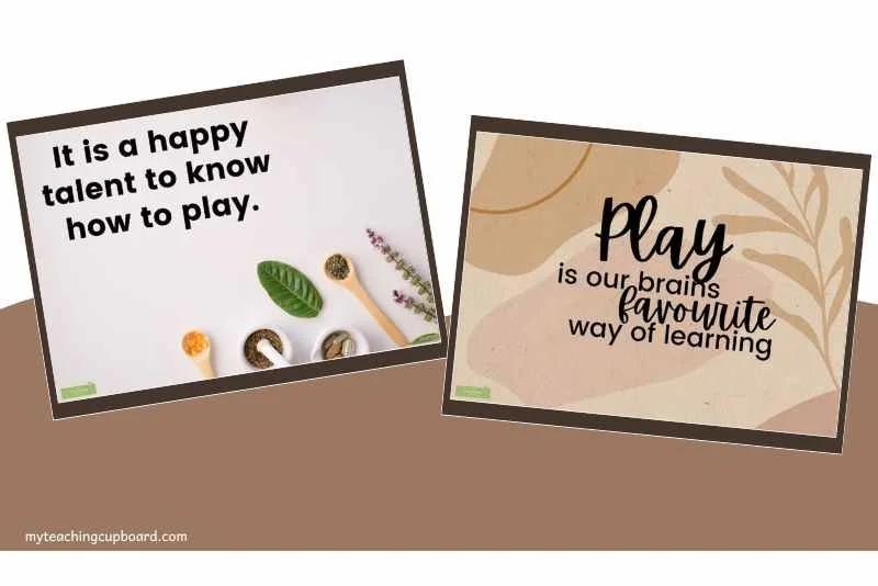 72 Inspirational Learning Through Play Quotes — My Teaching Cupboard
