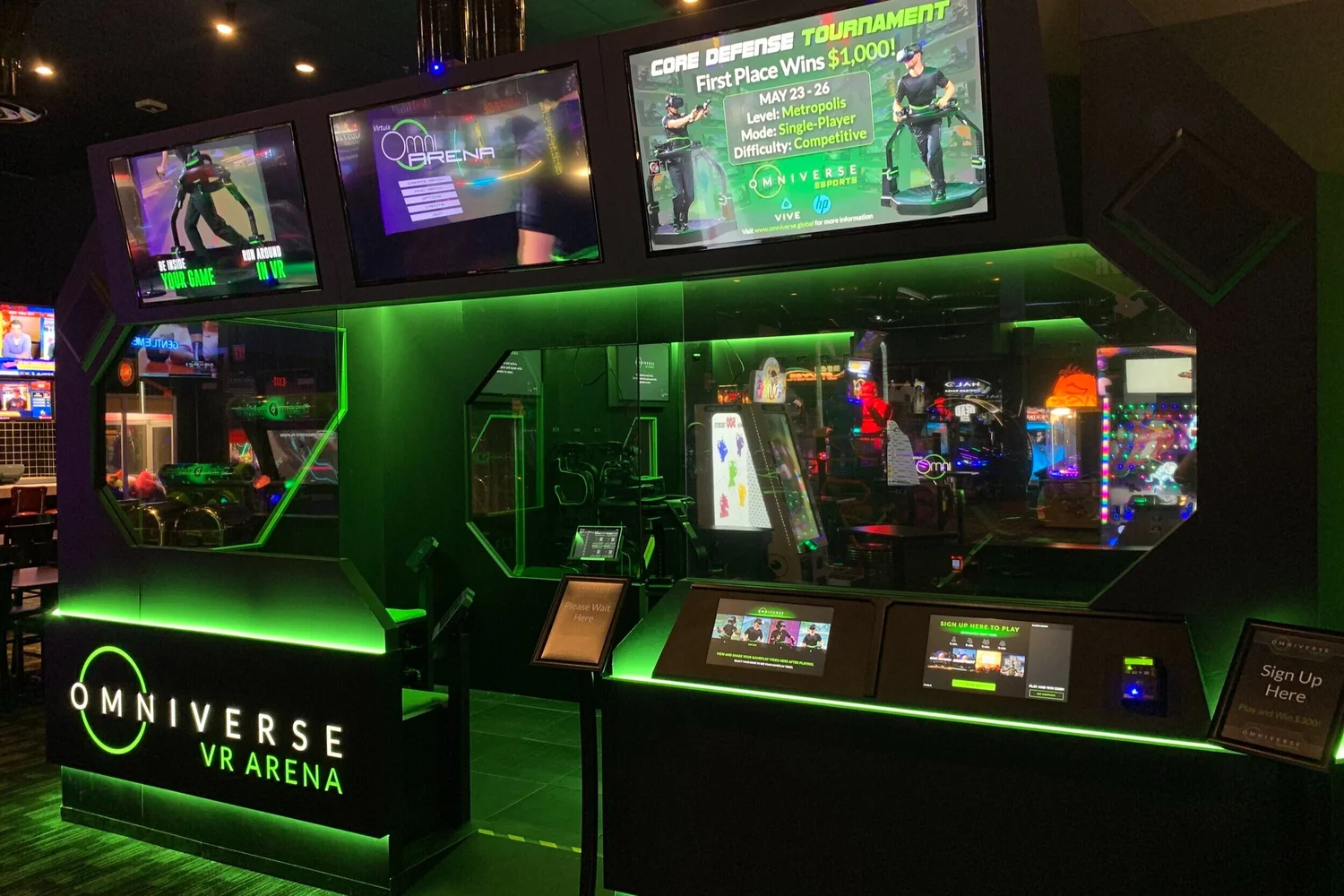 Omni Arena Virtual Reality — The Jump Station